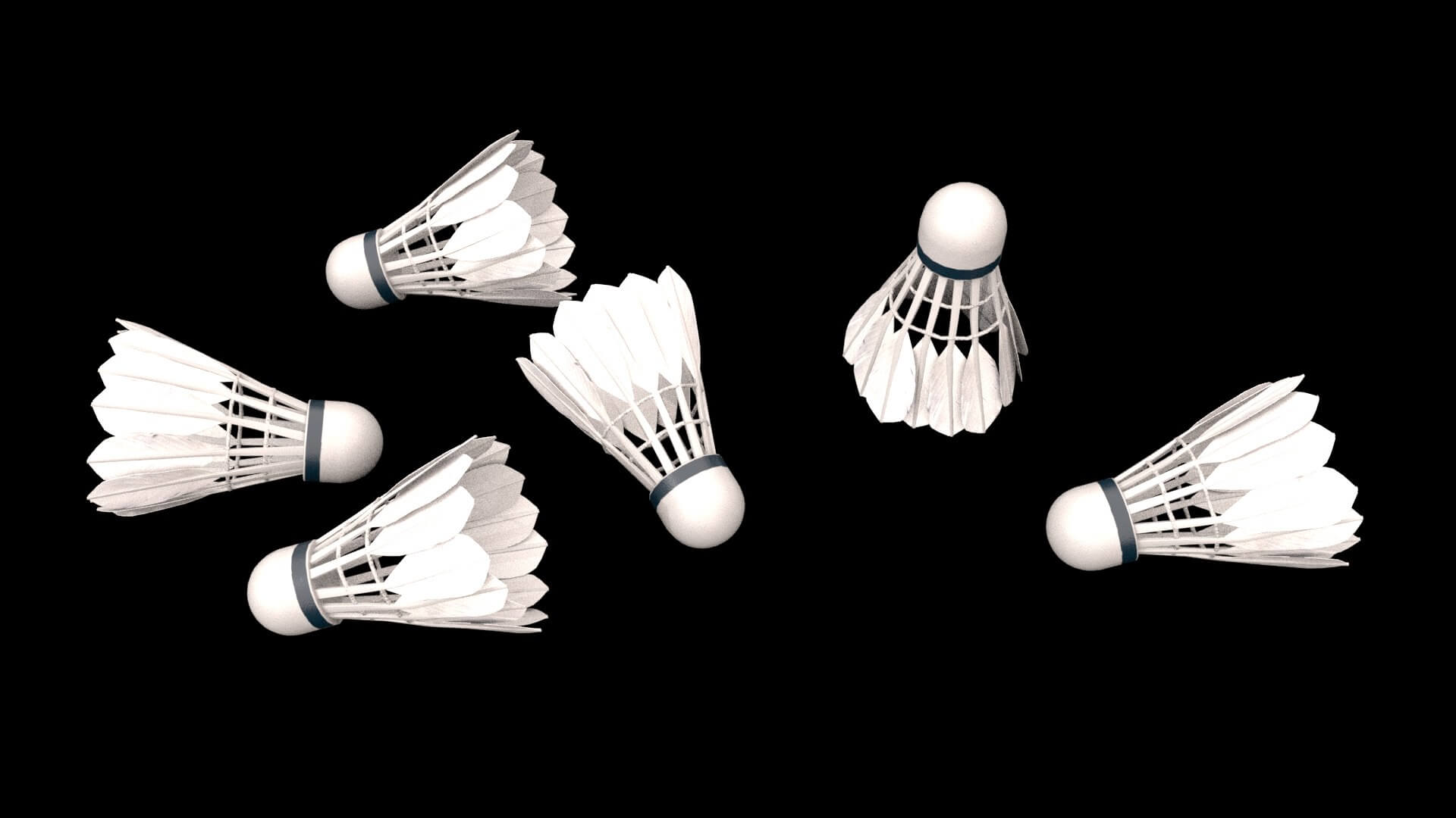 Badminton Shuttle - 3D Model by Arupsaha