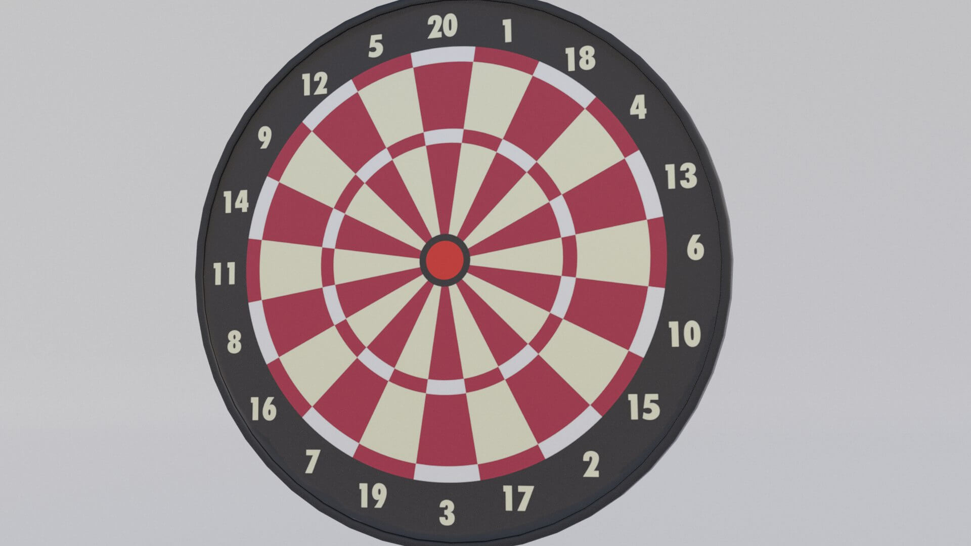 Bullseye Board Game - 3D Model by Arupsaha