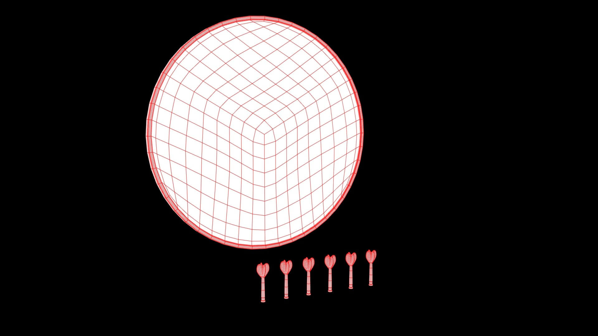 Bullseye Board Game - 3D Model by Arupsaha