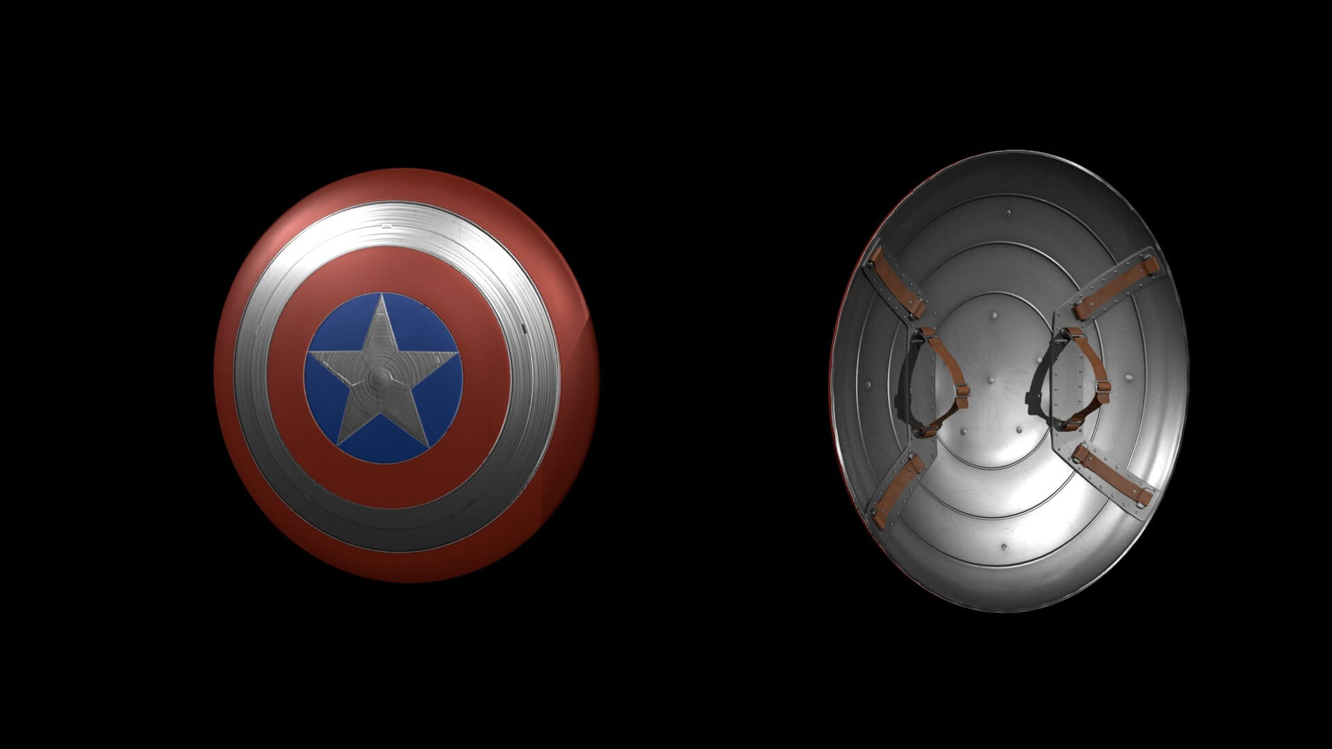 Captain Americas Shield - 3D Model by Arupsaha