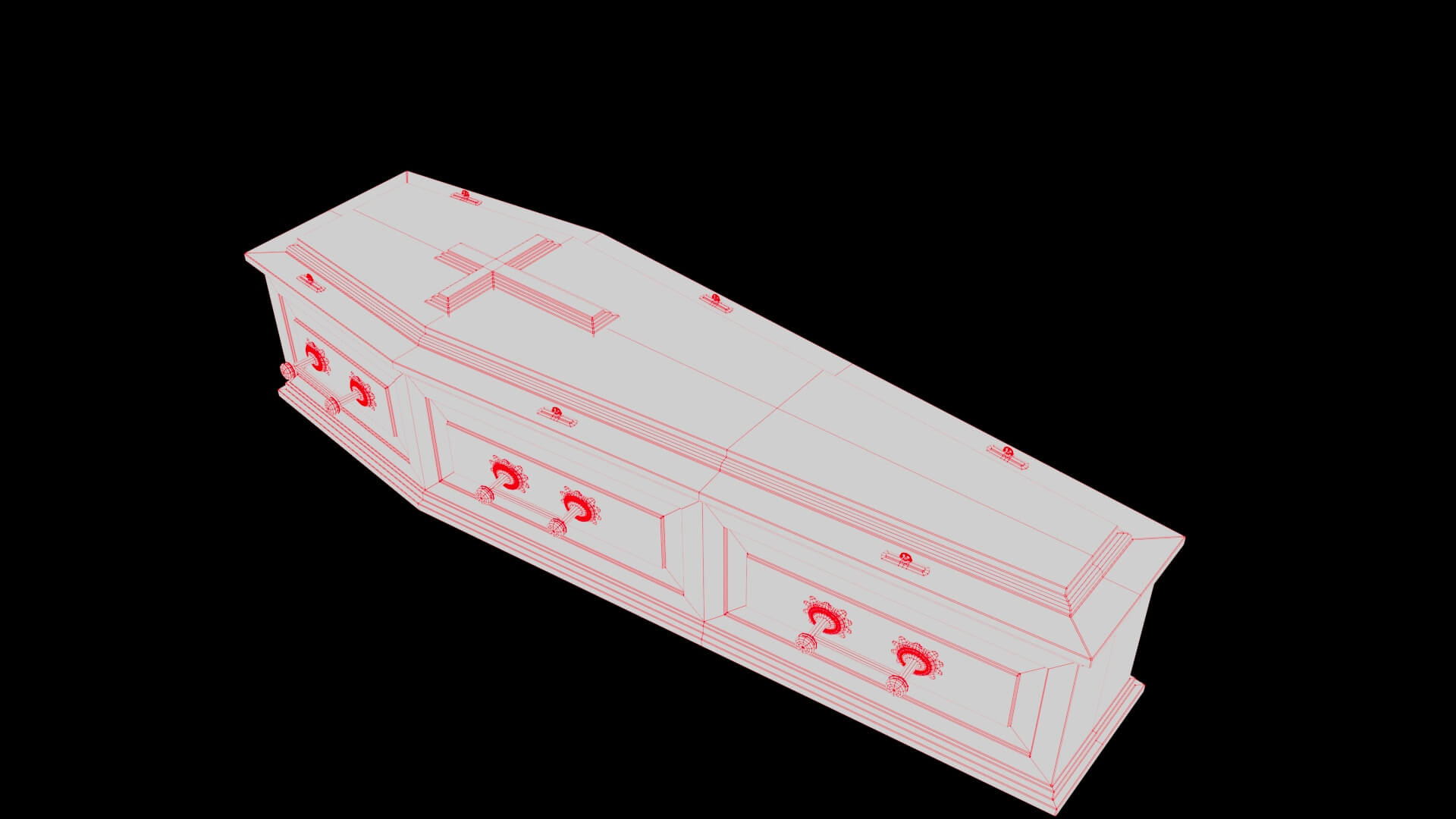 Coffin 3D Model by Arupsaha