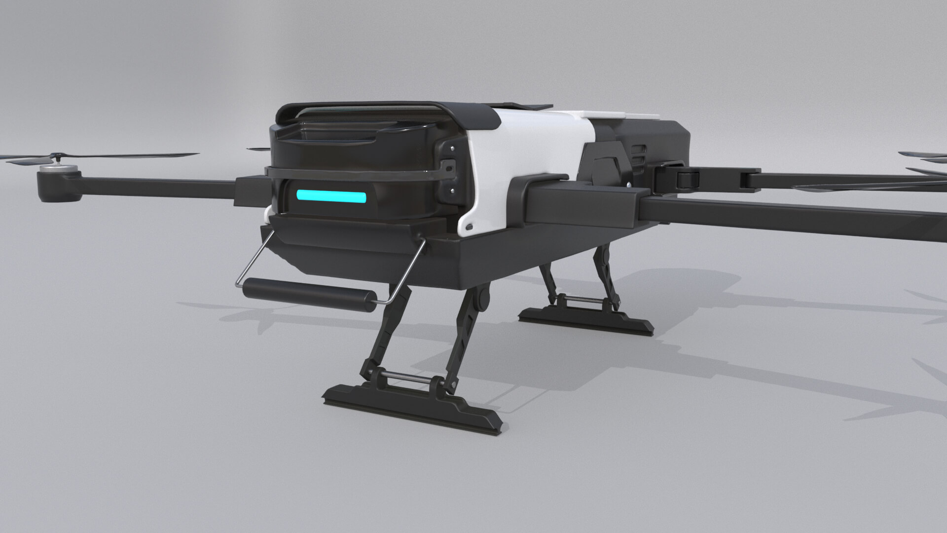 Commercial Drone - 3D Model by Arupsaha
