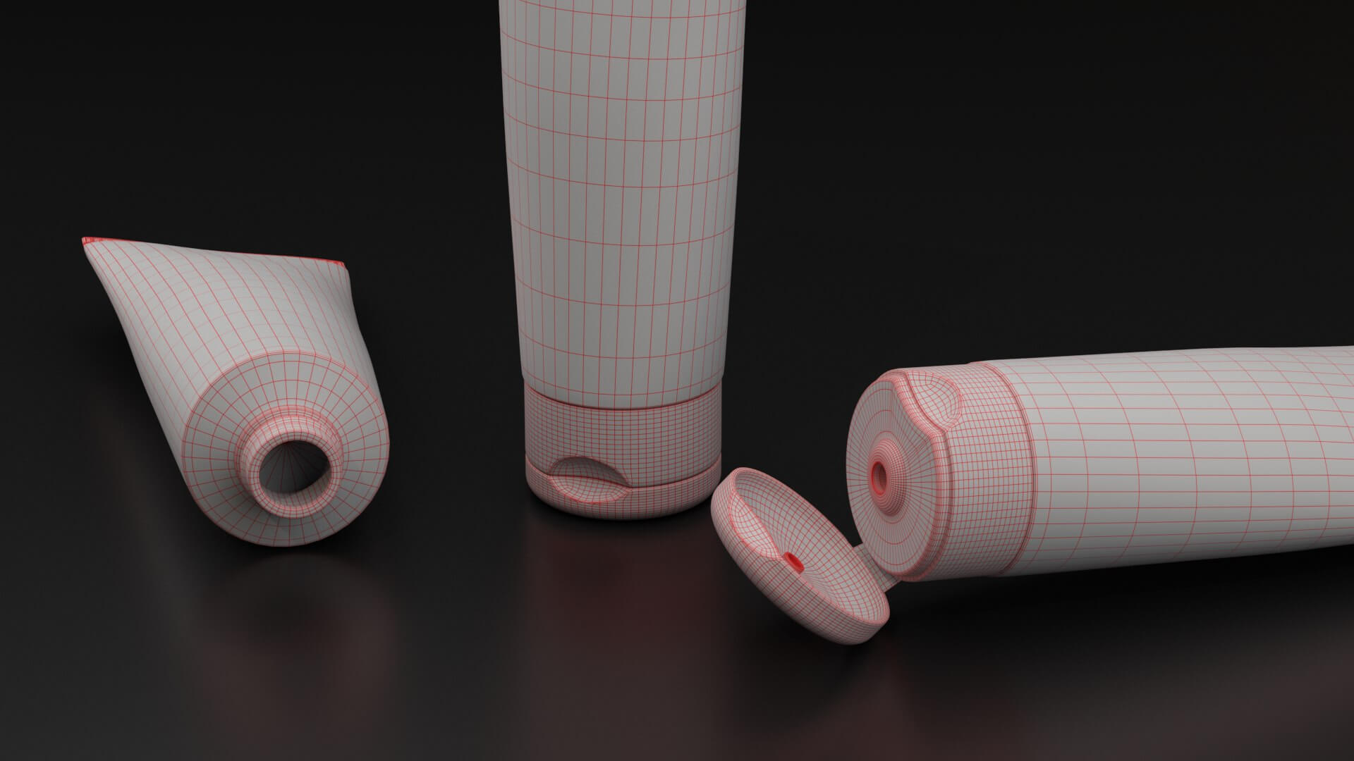 Cosmetic Tube 120ml - 3D Model by Arupsaha
