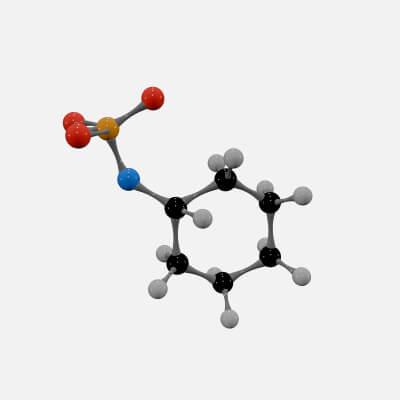 Cyclamate Molecule - 3D Model by Arupsaha