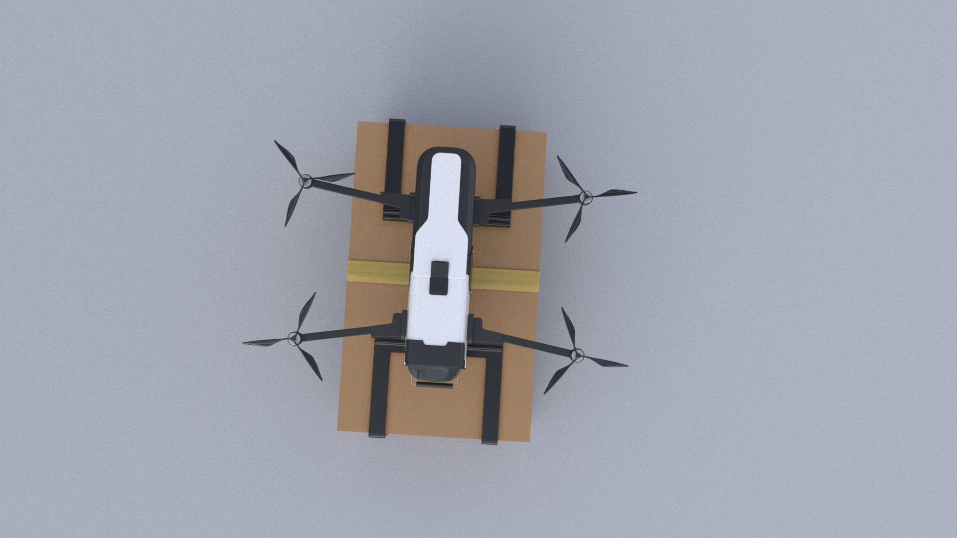 Delivery Drone - 3D Model by Arupsaha