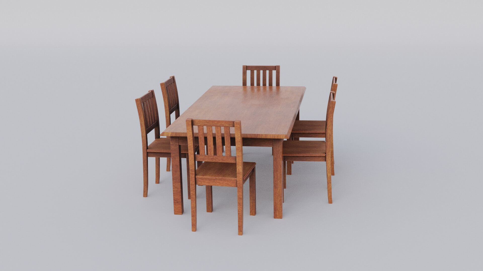 Dining Table Set - 3D Model by Arupsaha