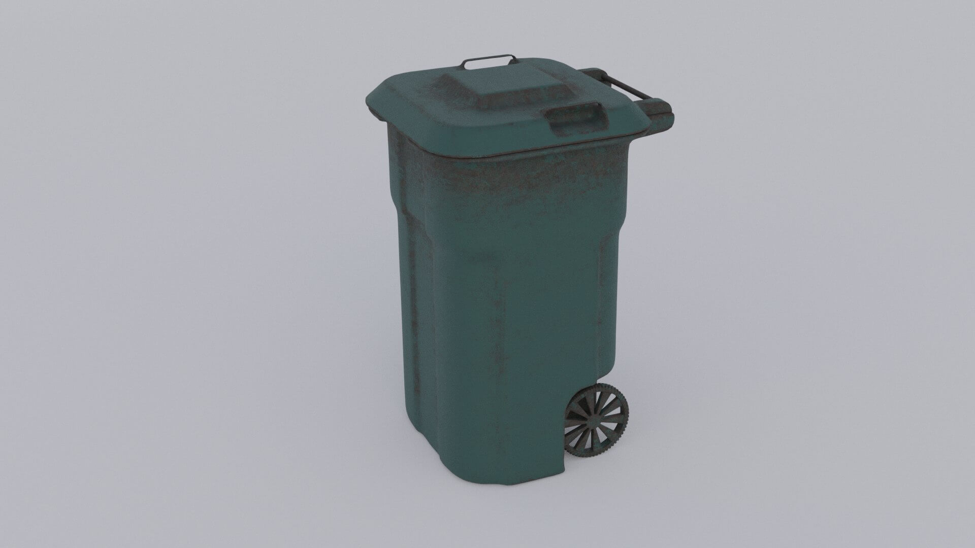 Trash Can Dustbin - 3D Model by Arupsaha