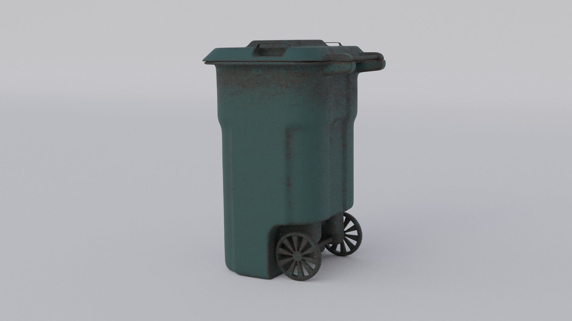 Trash Can Dustbin - 3D Model by Arupsaha
