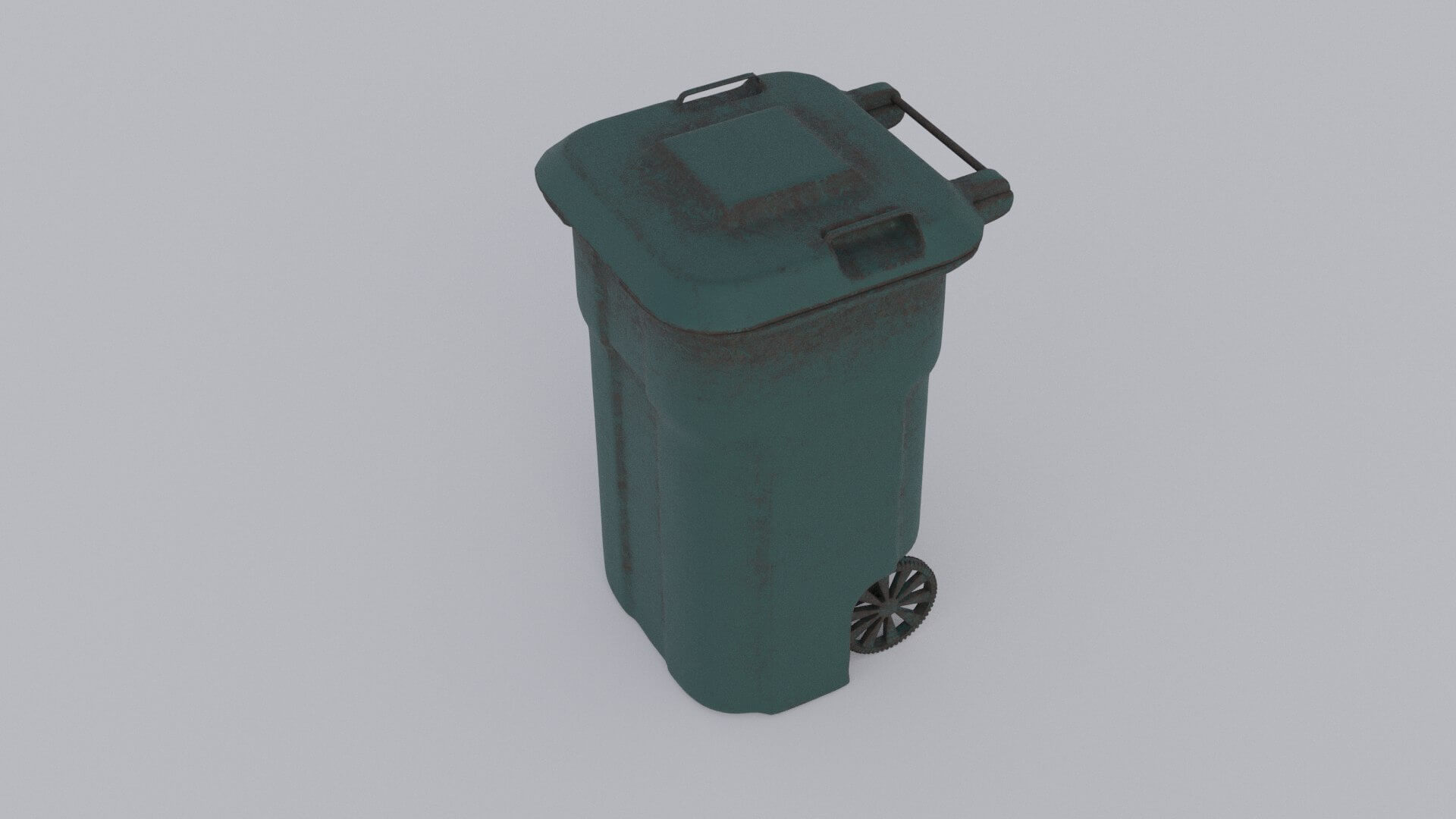 Trash Can Dustbin - 3D Model by Arupsaha