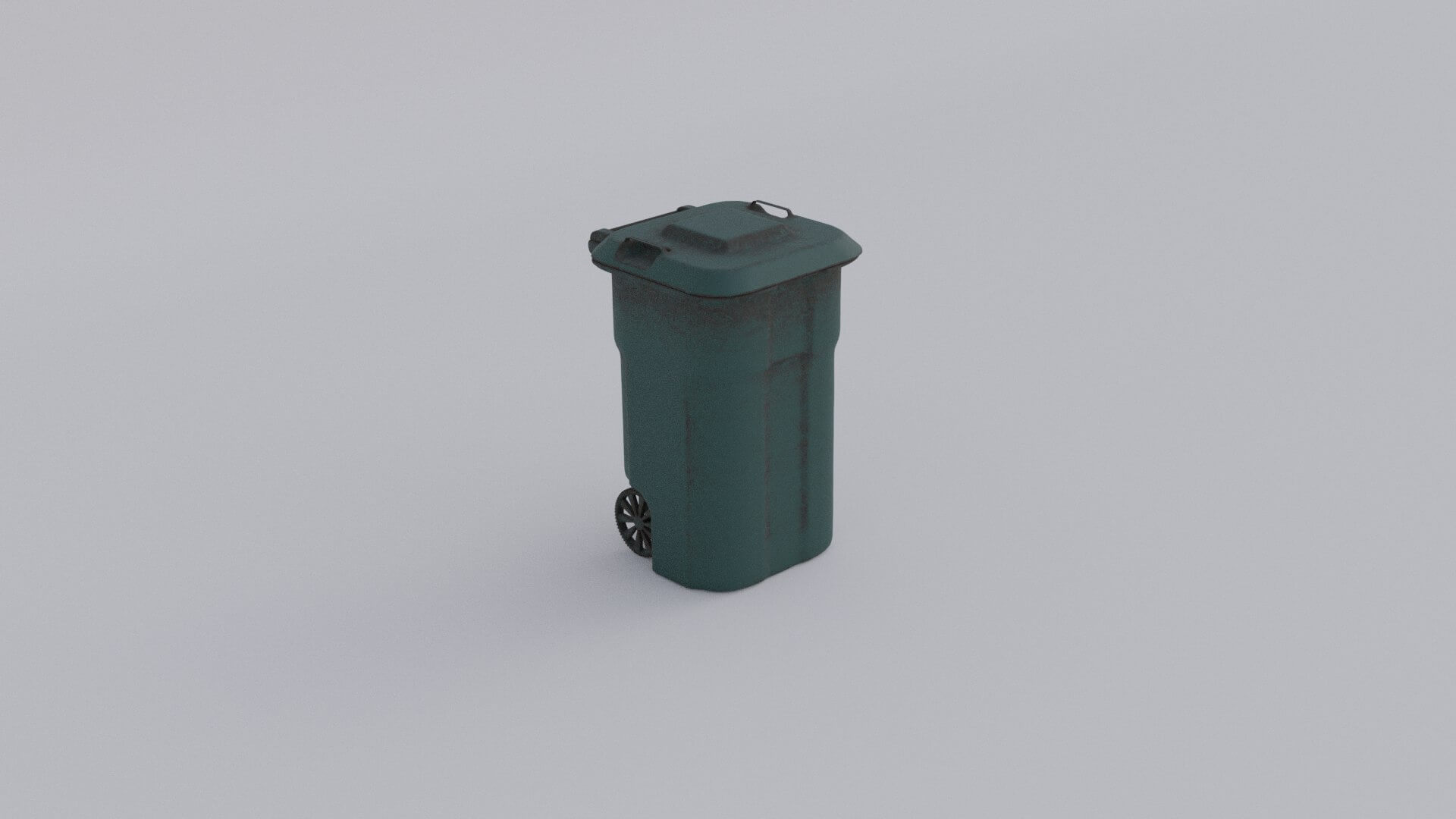 Trash Can Dustbin - 3D Model by Arupsaha