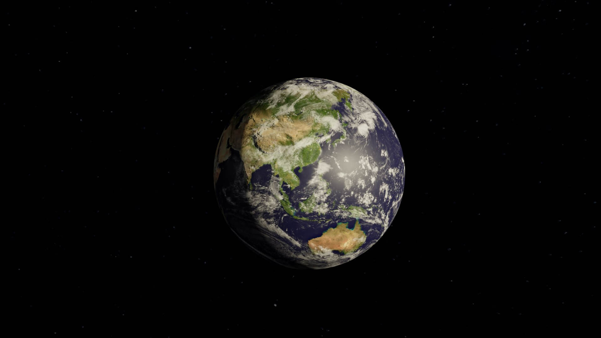 Earth 3D Model by Arupsaha