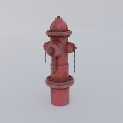 Fire Hydrant - 3D Model by Arupsaha