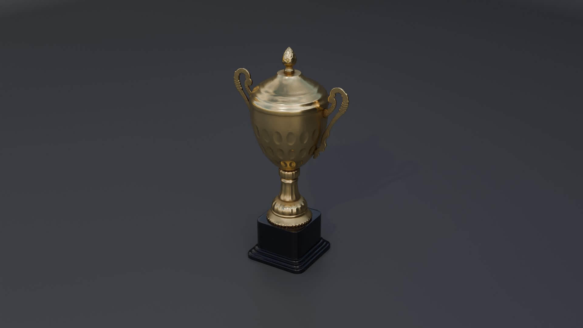 Gold Award Trophy - 3D Model by Arupsaha