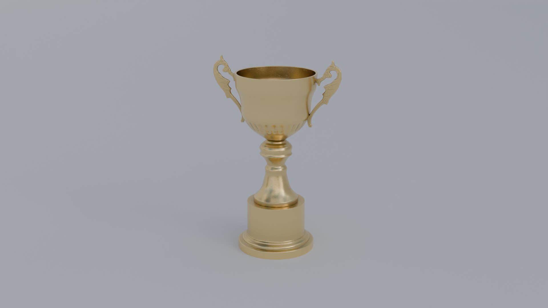 Gold Cup Topper Trophy - 3D Model by Arupsaha