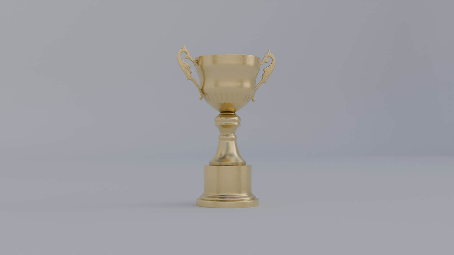 Gold Cup Topper Trophy - 3D Model by Arupsaha