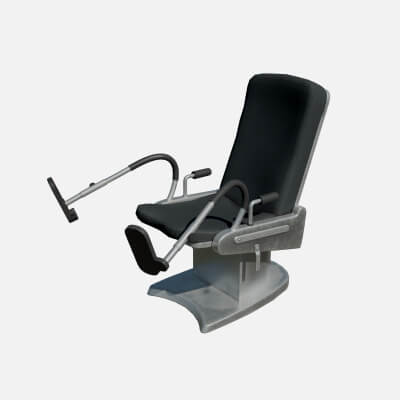 Gynie clinic Chair - 3D Model by Arupsaha