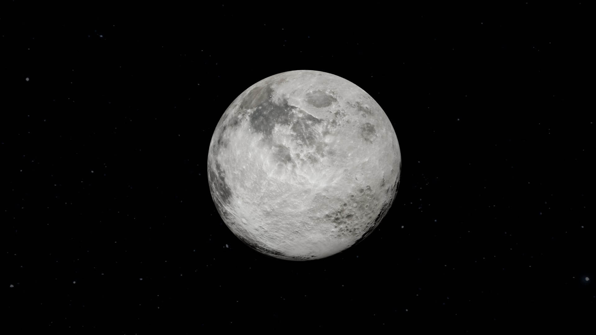 Moon 3D Model by Arupsaha