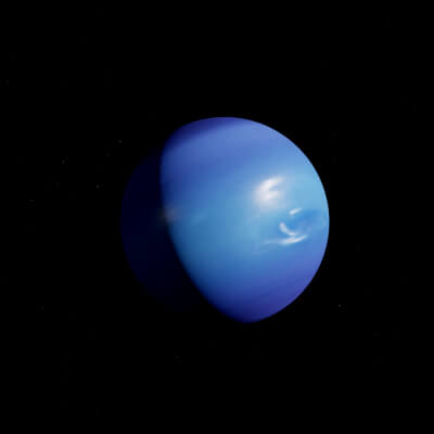 Neptune 3D Model by Arupsaha