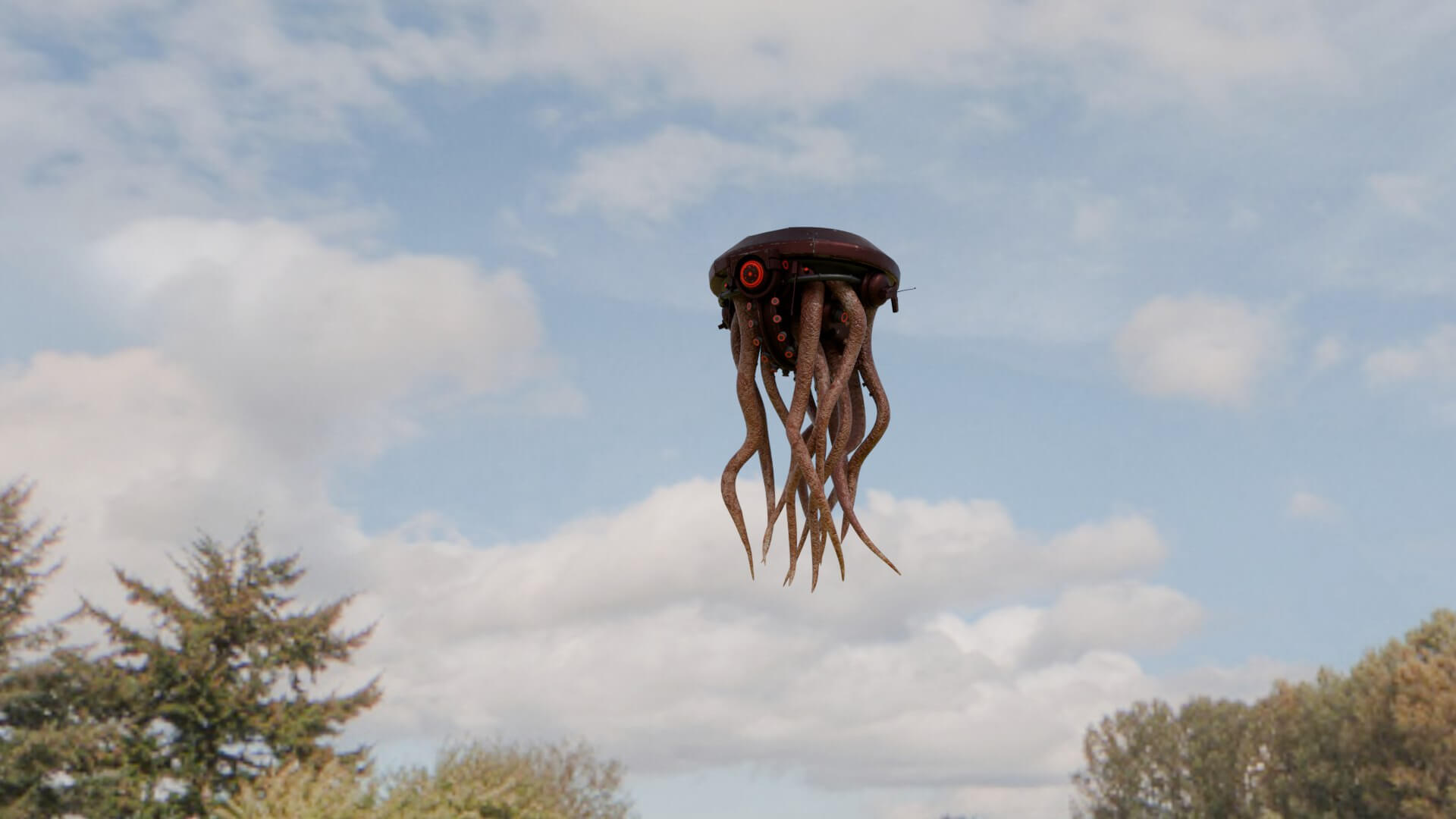Octopus Drone - 3D Model by Arupsaha