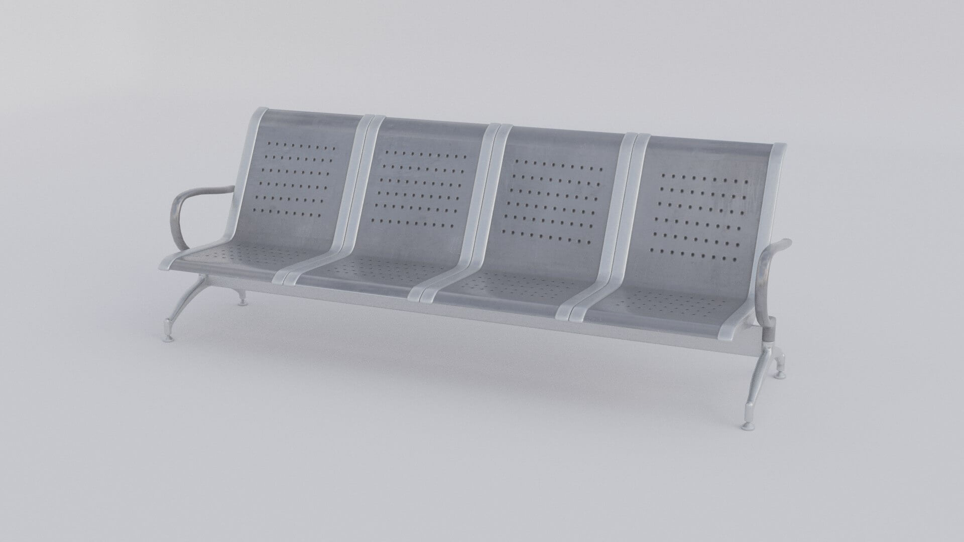 Public Bench - 3D Model by Arupsaha