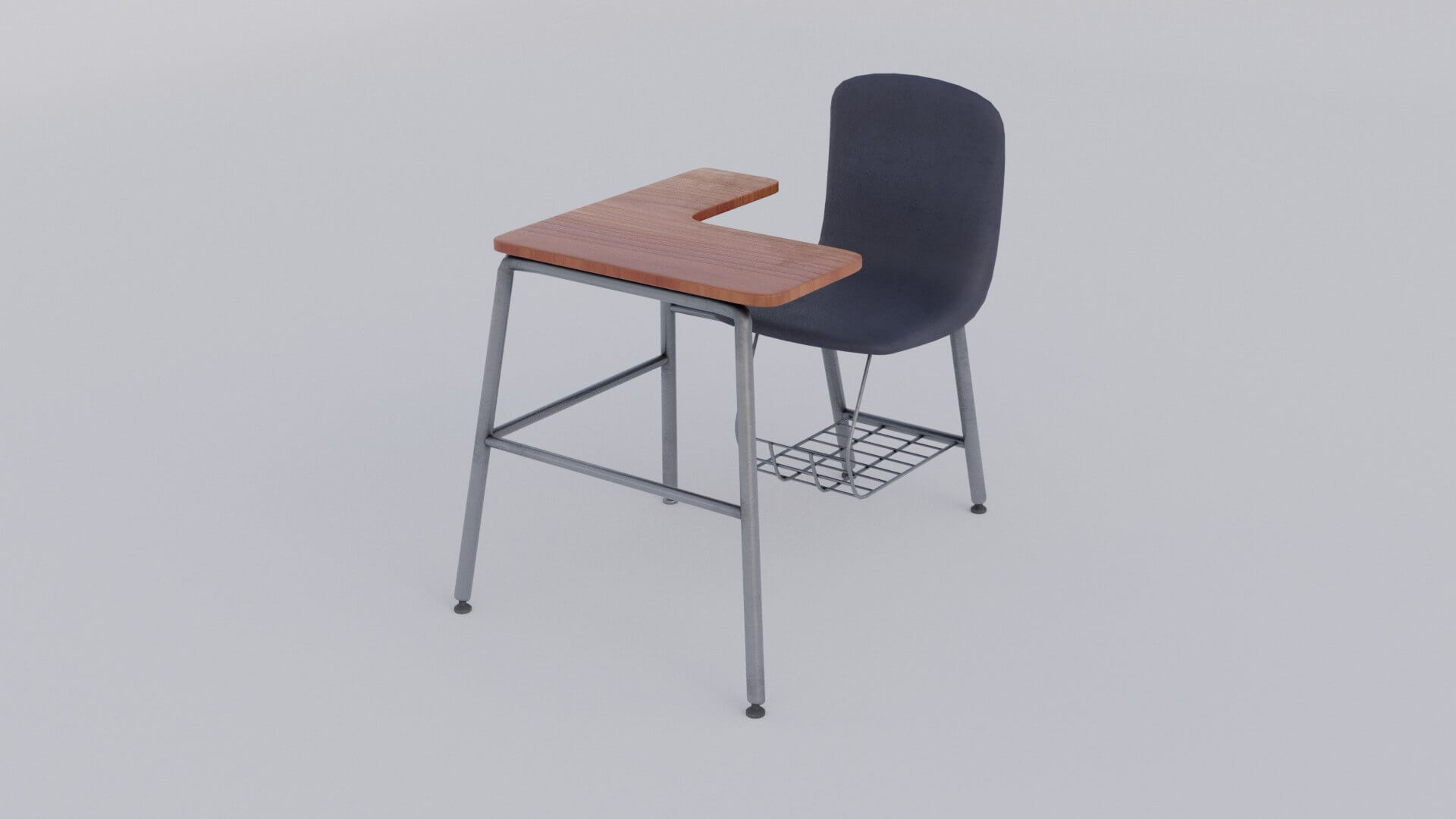 School Desk 3D Model by Arupsaha