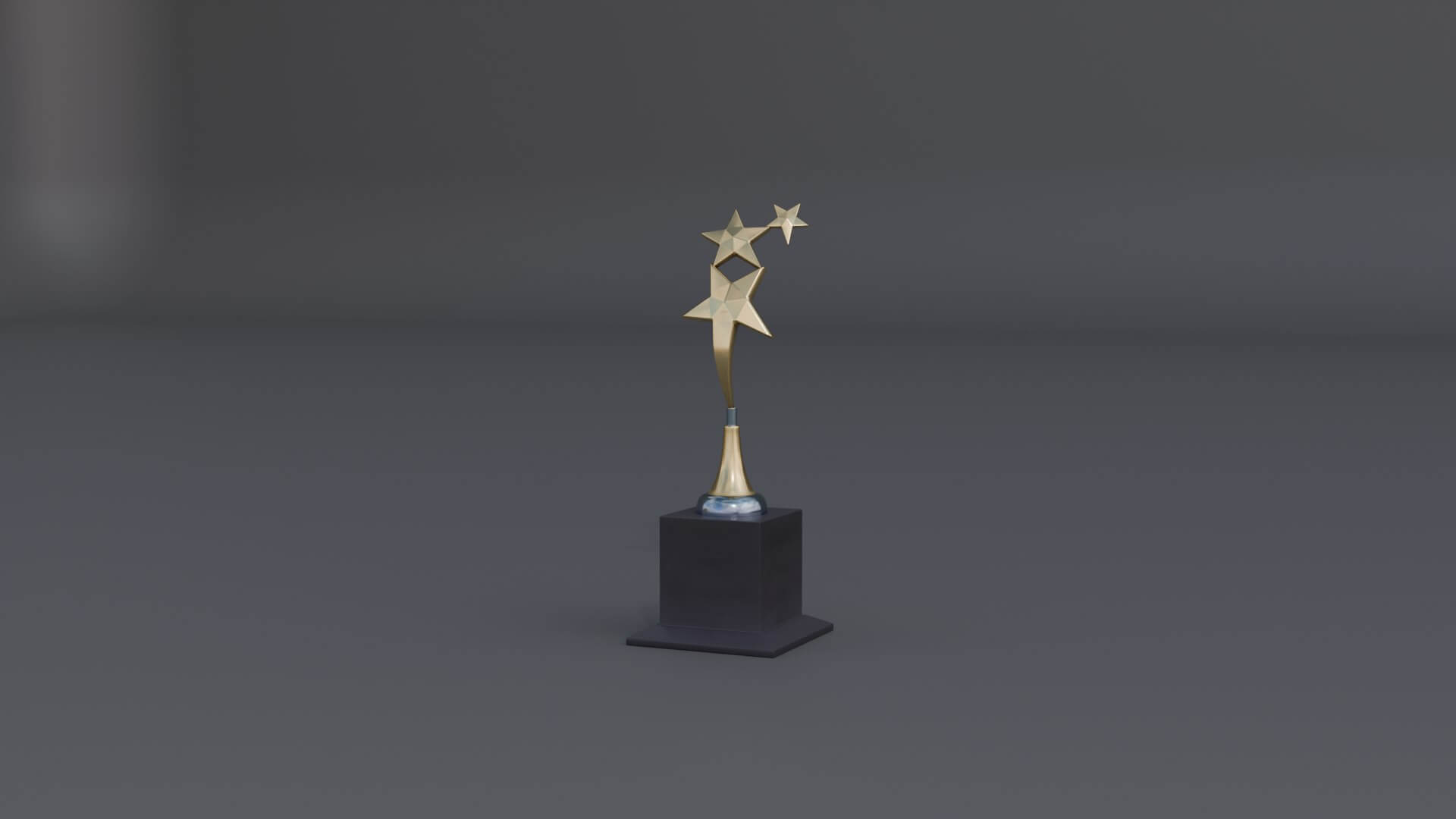 Star Award Trophy - 3D Model by Arupsaha