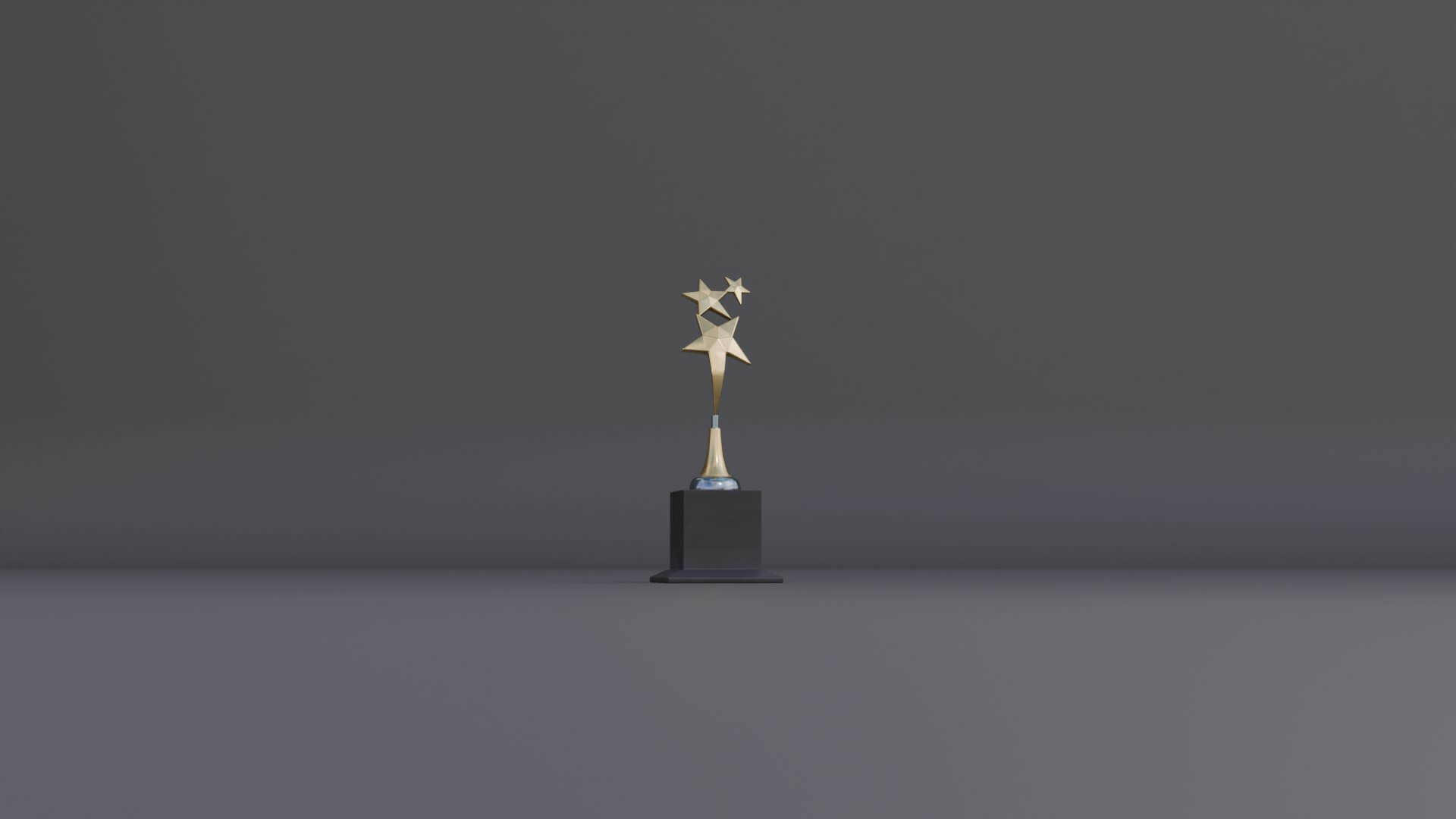 Star Award Trophy - 3D Model by Arupsaha