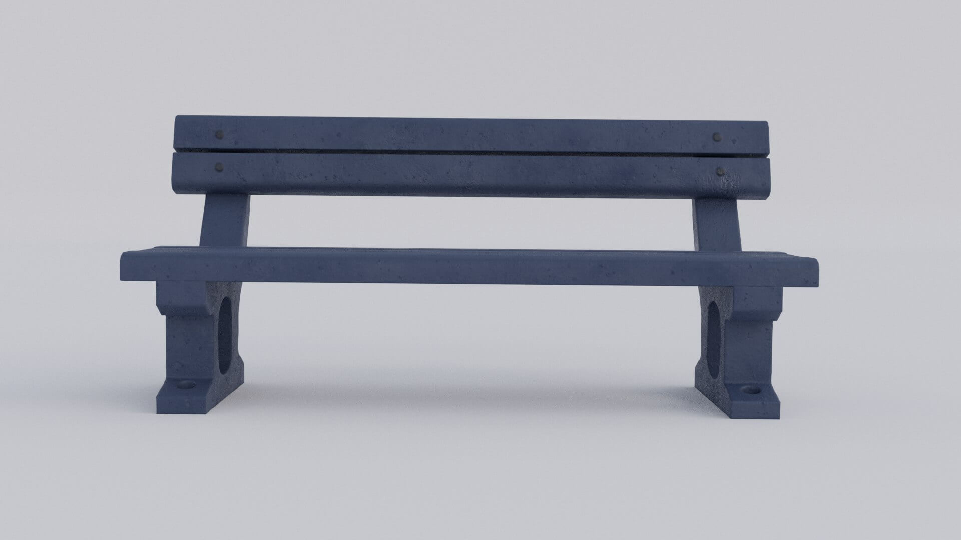 Station Bench - 3D Model by Arupsaha