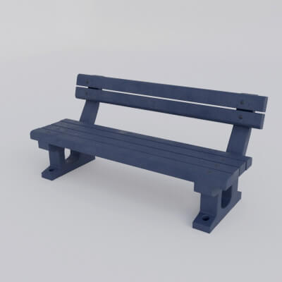 Blend 3D Models | Furniture | Benches | RenderHub