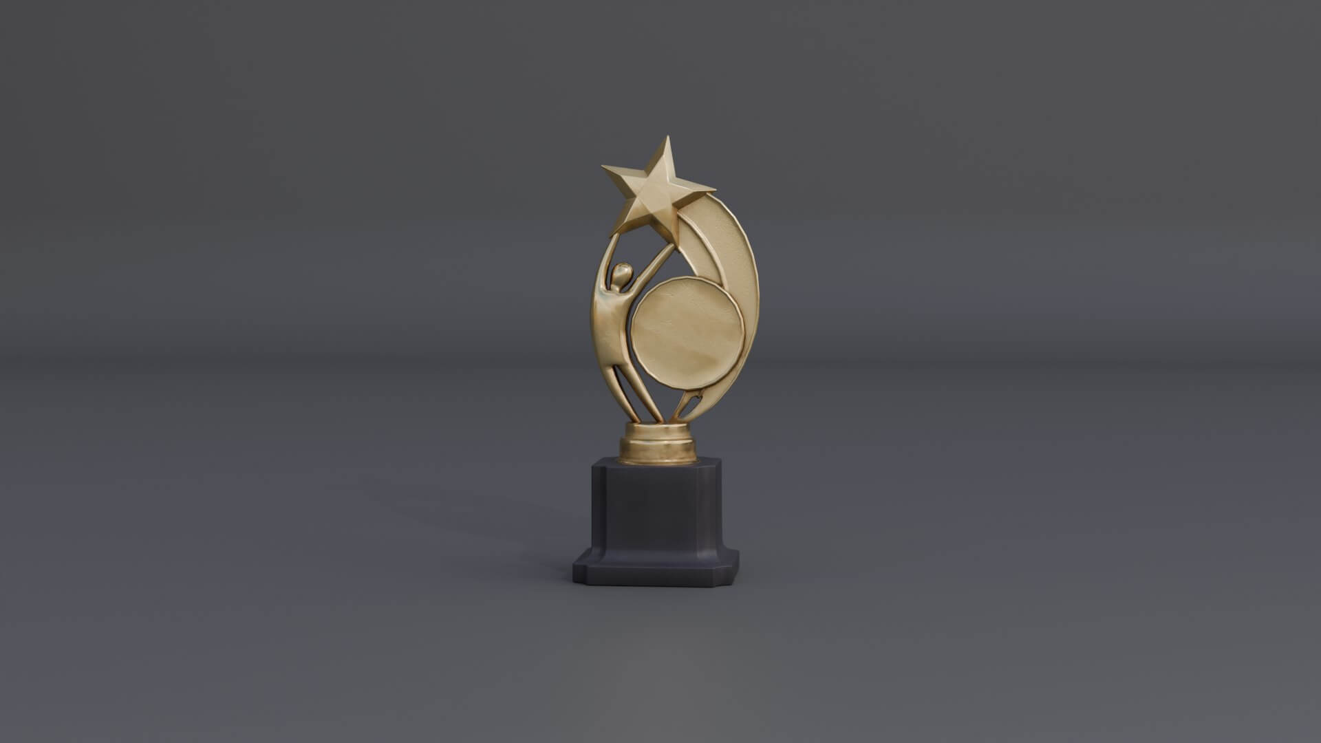 Super Shiny Golden Winner Award - 3D Model by Arupsaha