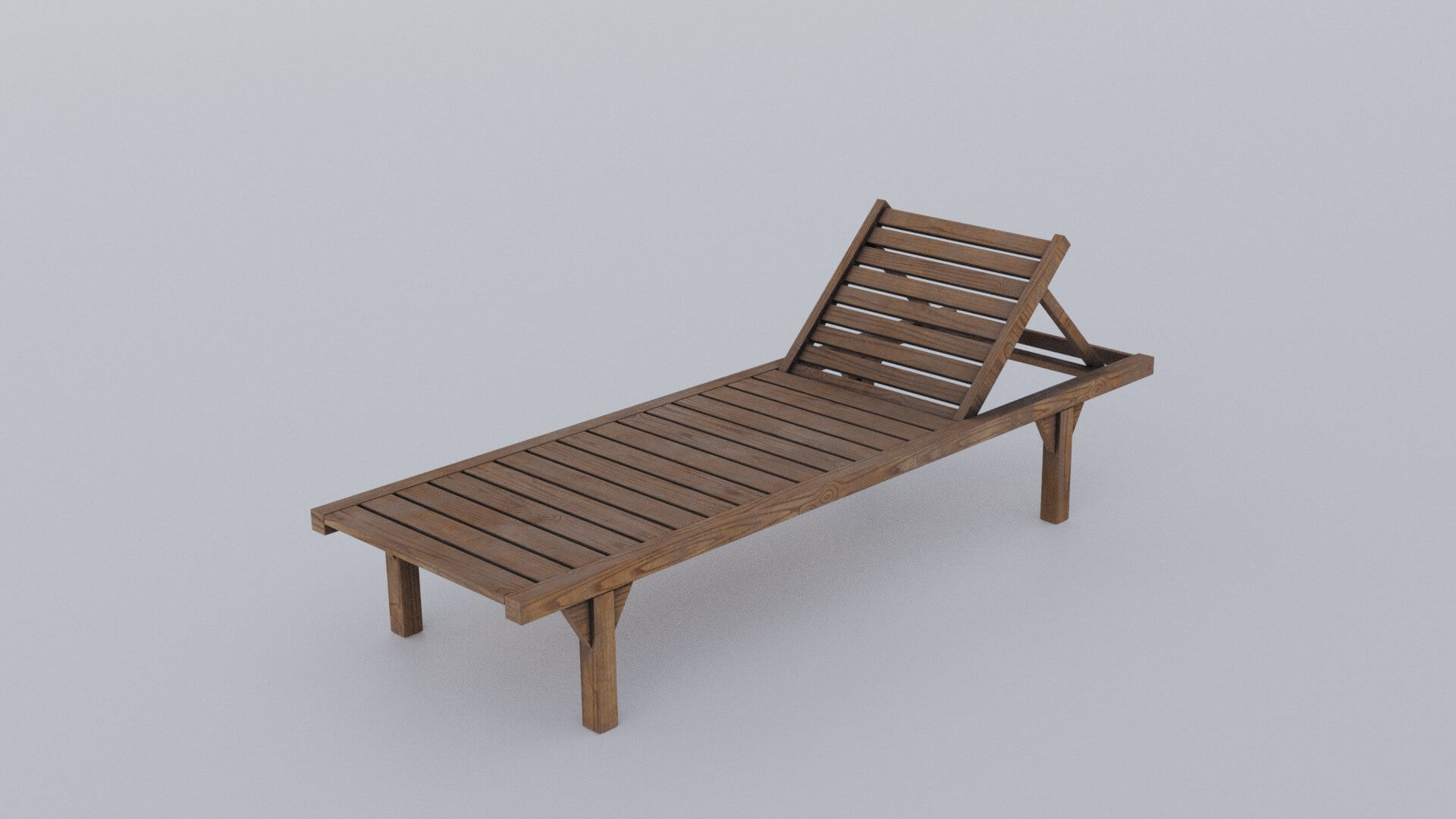 Swimming Pool Bench - 3D Model by Arupsaha