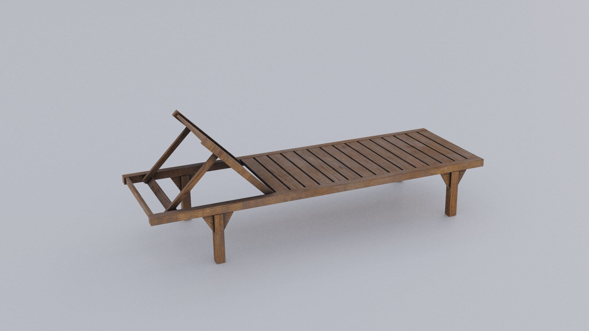 Swimming Pool Bench - 3D Model by Arupsaha
