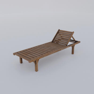 Swimming Pool Bench - 3D Model by Arupsaha