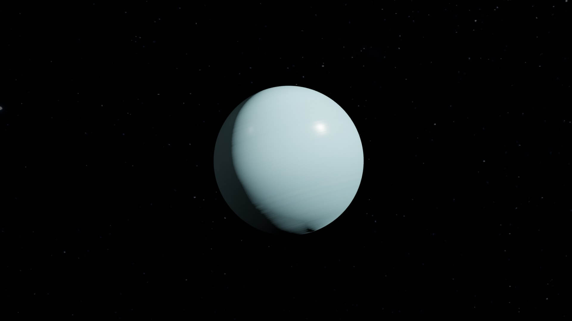 Uranus Planet - 3D Model by Arupsaha