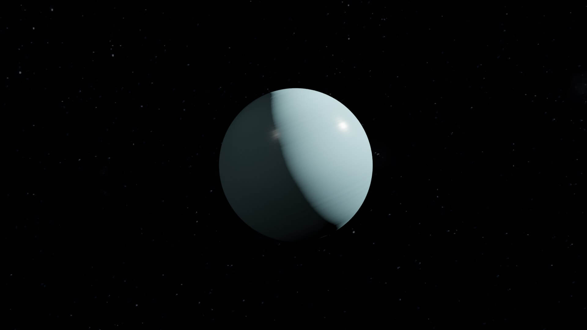 Uranus Planet - 3D Model by Arupsaha