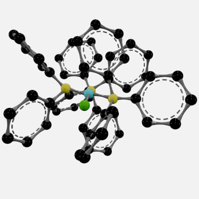 Wilkinsons Catalyst Molecule - 3D Model by Arupsaha