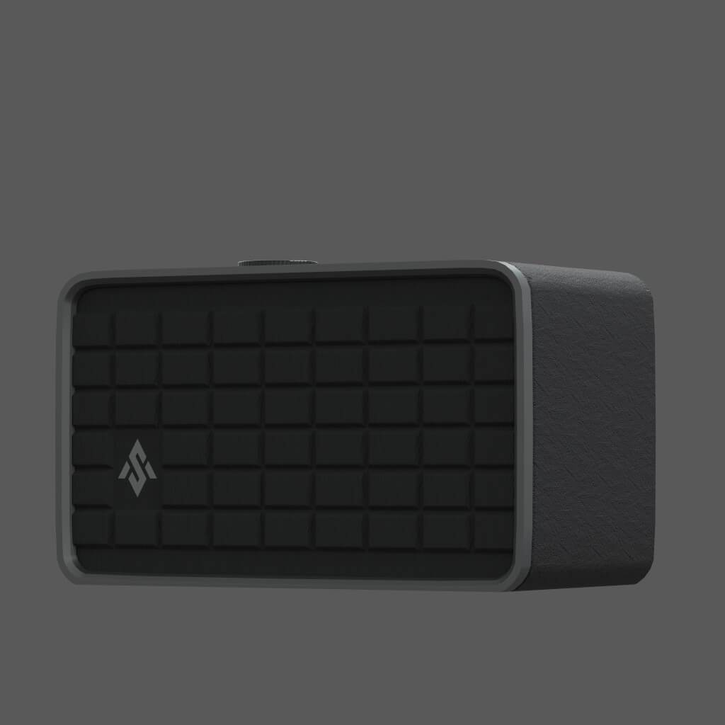 Leather Radio No Cable - Free 3D Model by asedessi