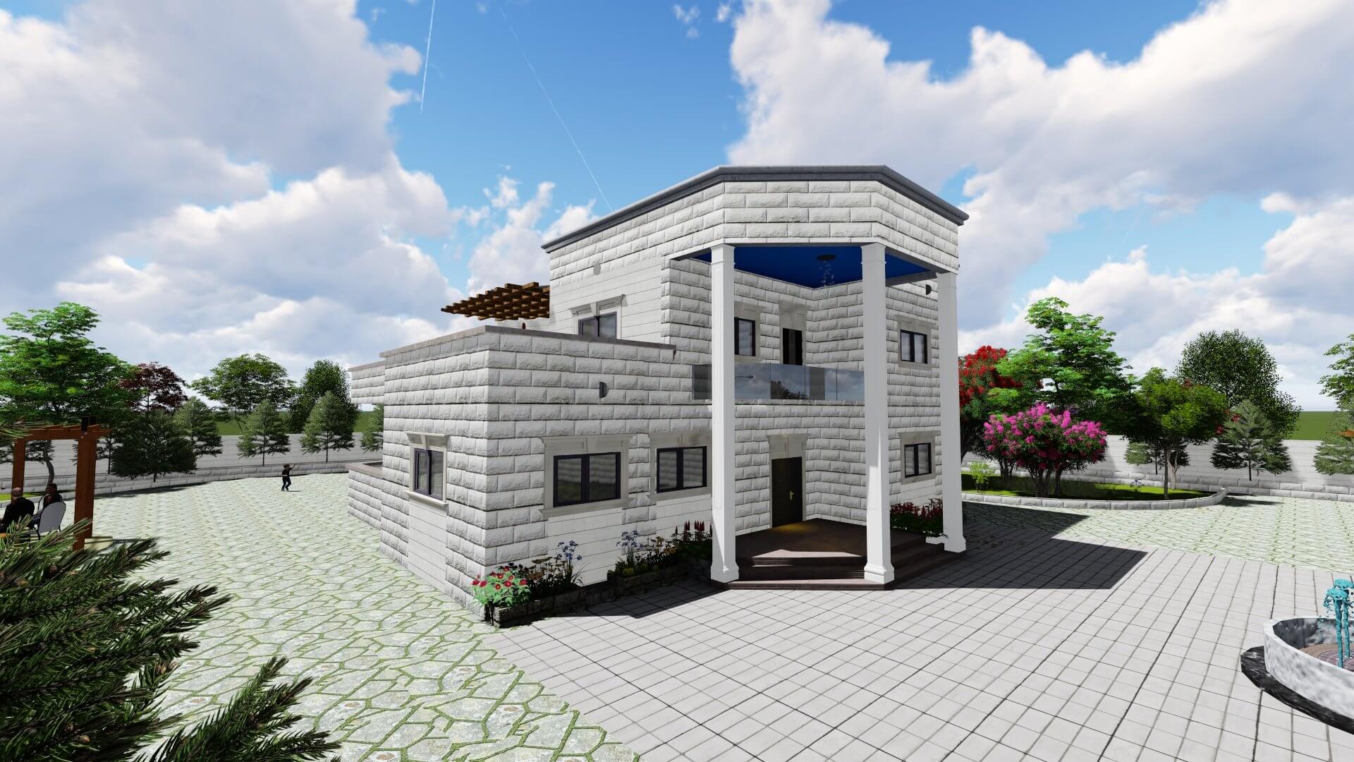 villa 3D Render | RenderHub Gallery