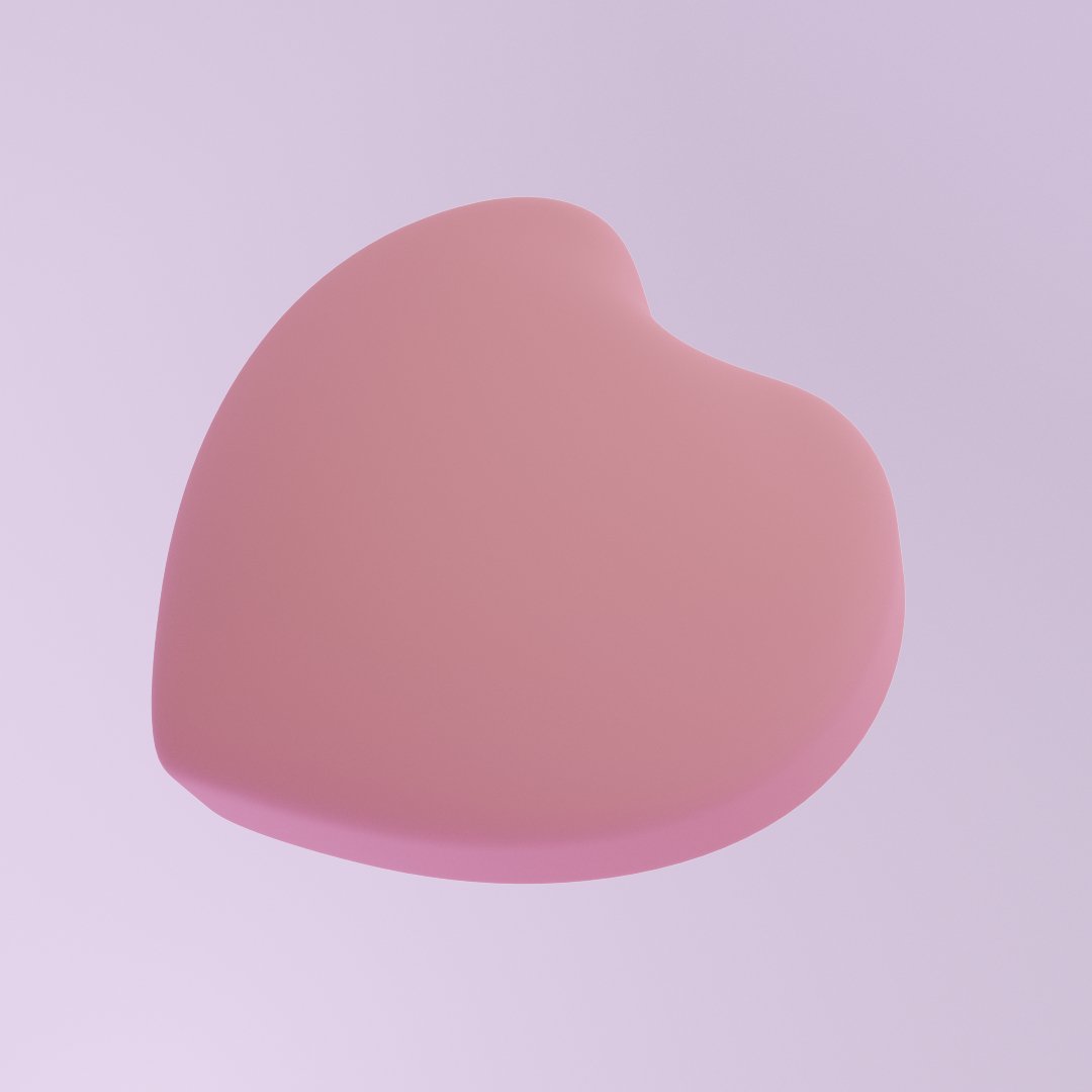 Heart Icon - 3D Model by asheeena
