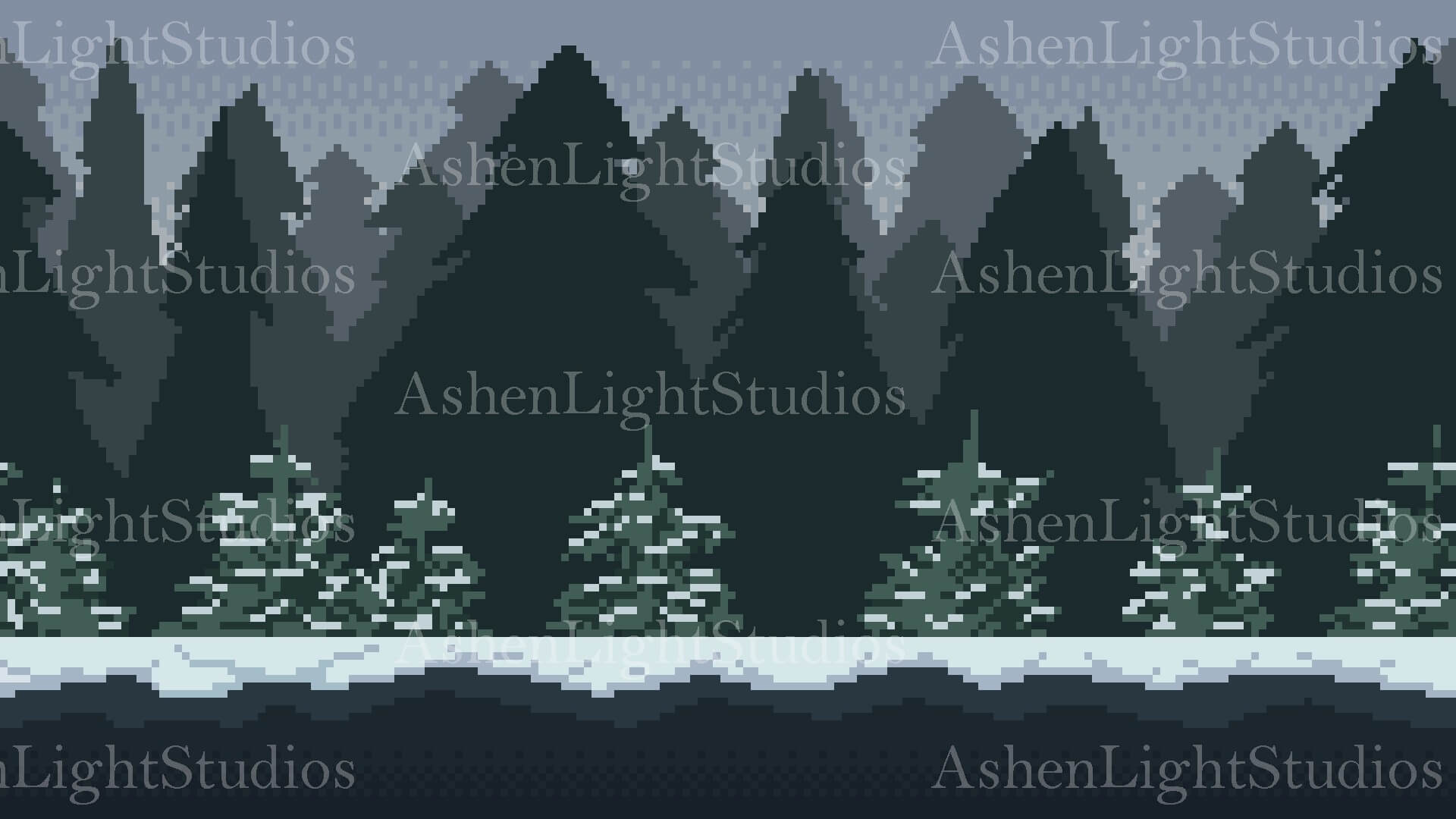 Parallax Backgrounds - 2D Game Asset by AshenLightStudios