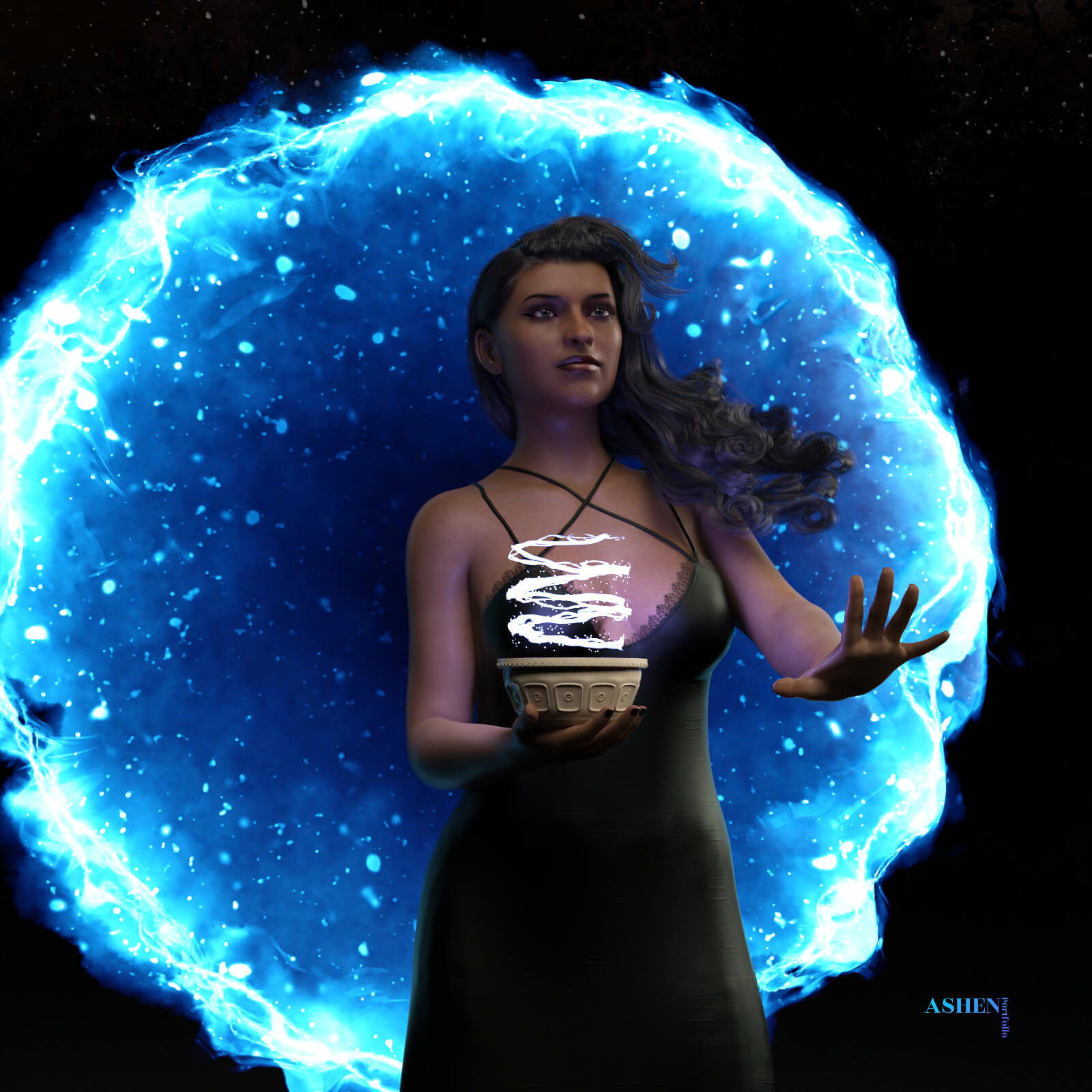 The Coven of Three for Genesis 8 and 8.1 Female by AshenPortfolio