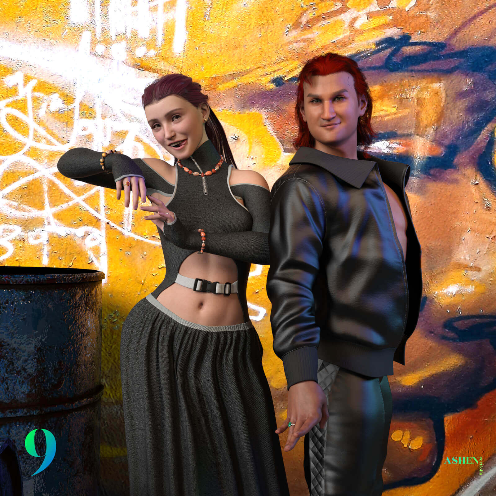 Daksh Character Morph for G8M, 8.1M and G9 - Daz Content by AshenPortfolio