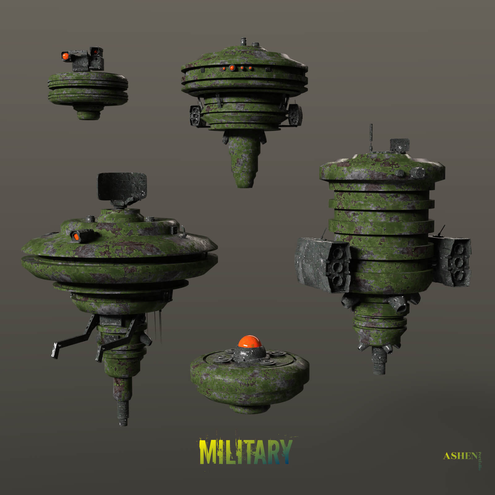 Floaties Droid Prop Pack - Daz Content by AshenPortfolio