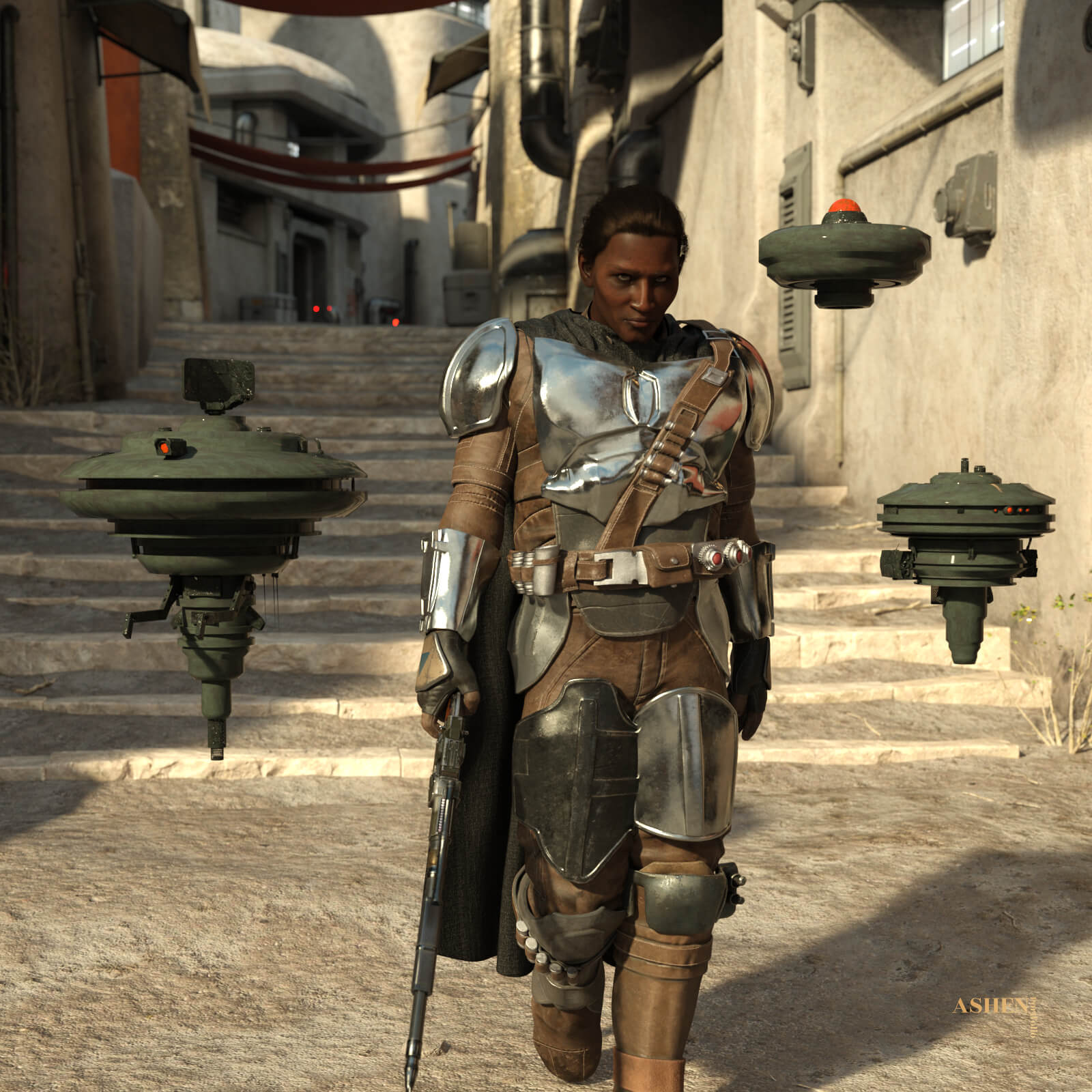 Floaties Droid Prop Pack - Daz Content by AshenPortfolio