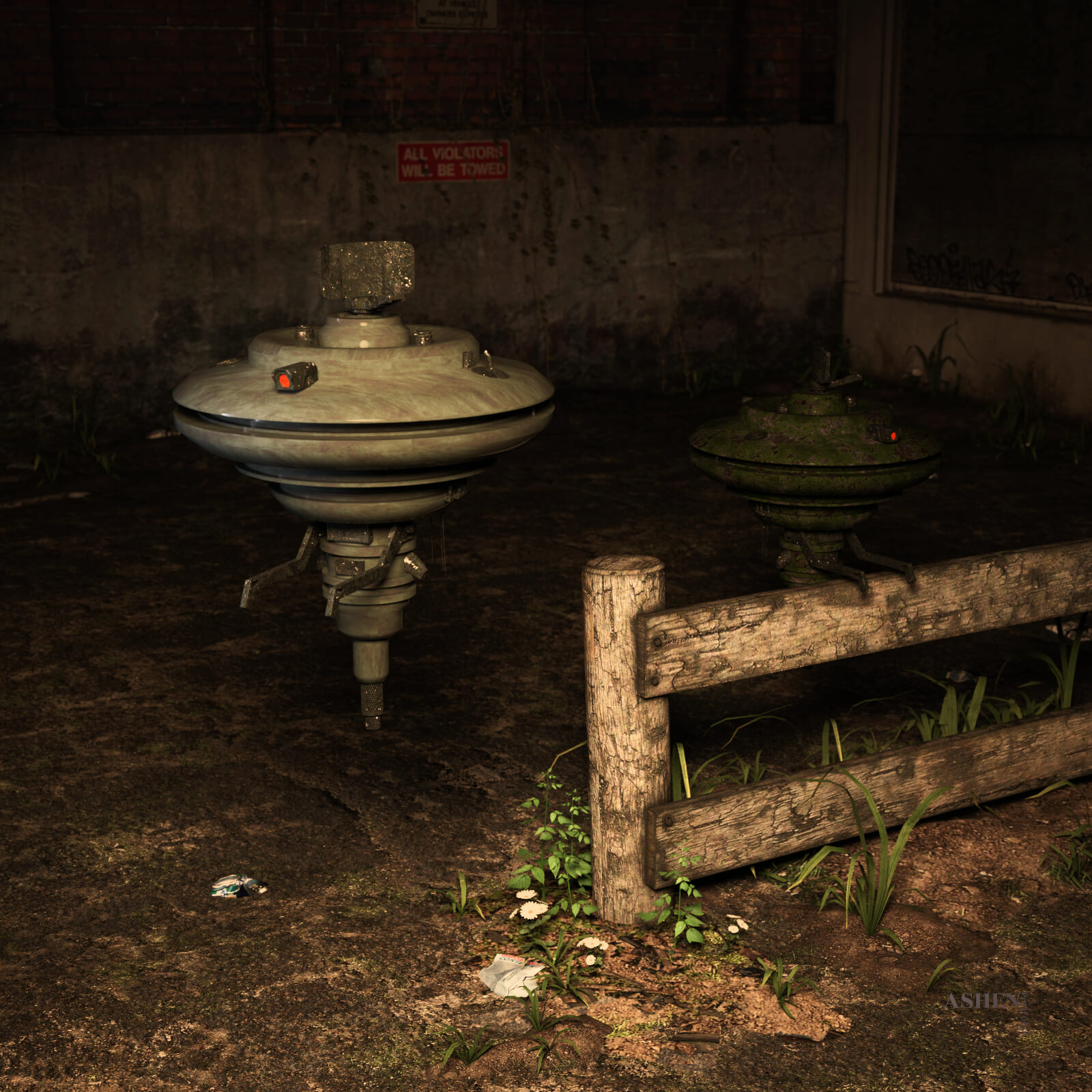 Floaties Droid Prop Pack - Daz Content by AshenPortfolio