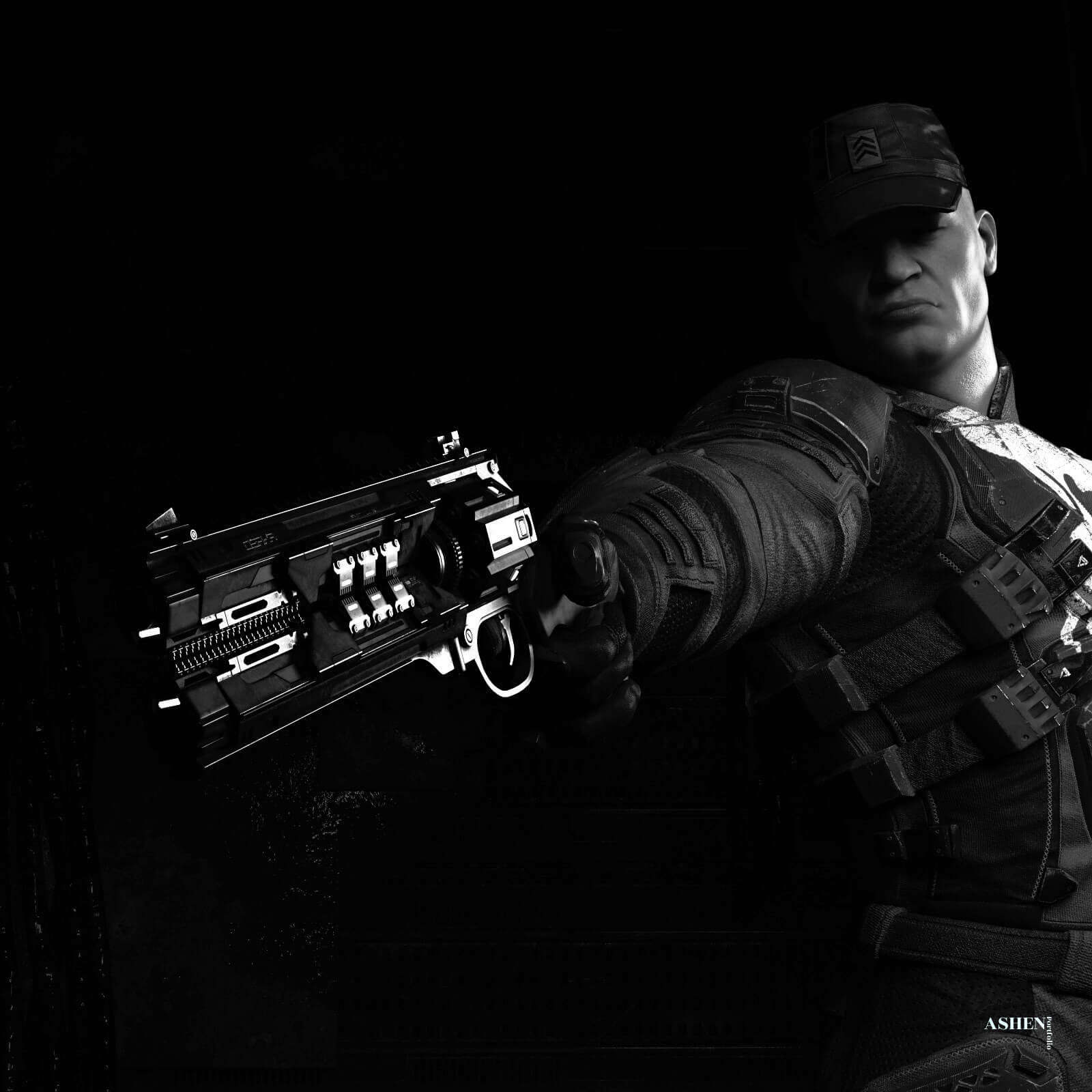 Swift Justice 3D Render, Digital Art by AshenPortfolio