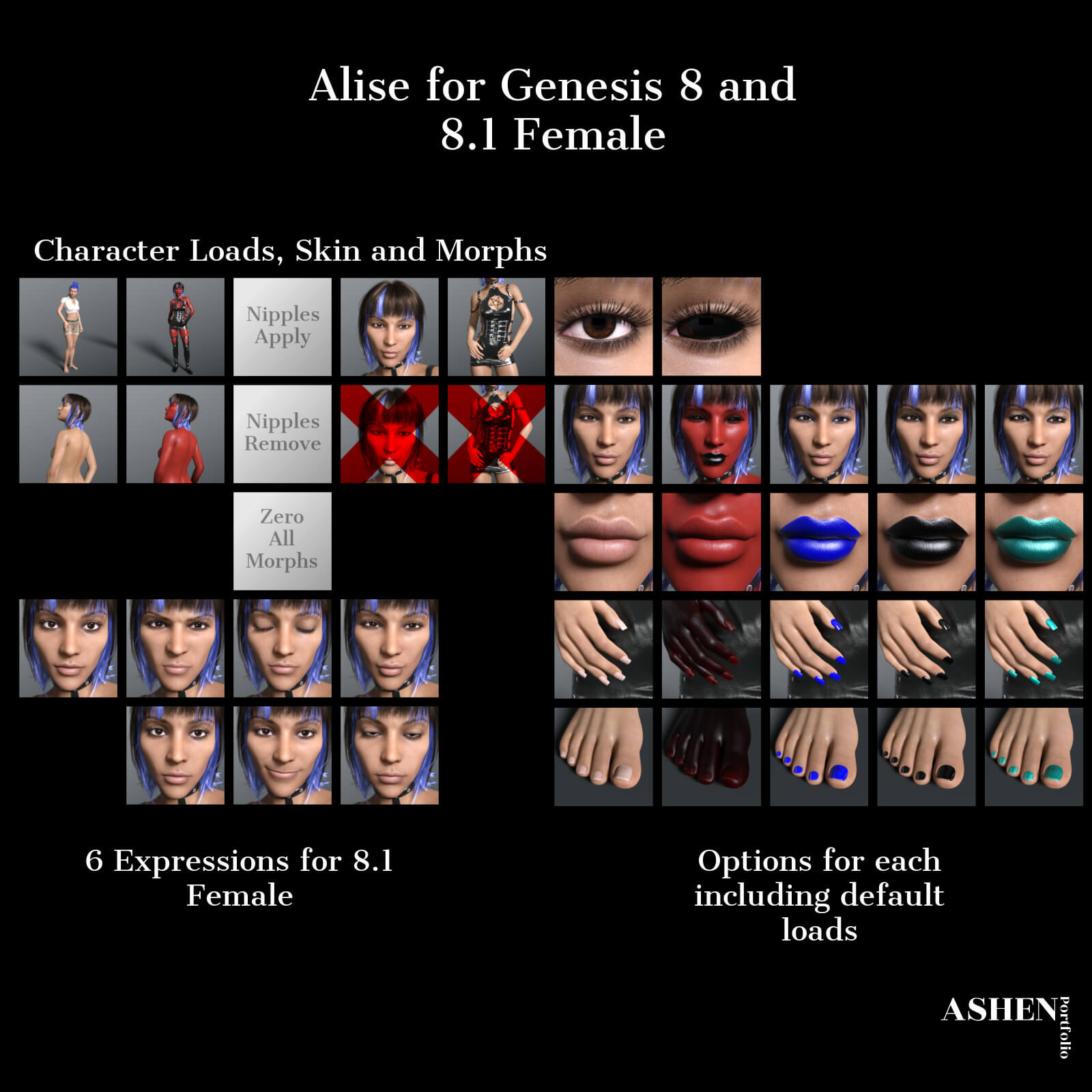 In Memoriam: Alise - Free Daz Content by AshenPortfolio