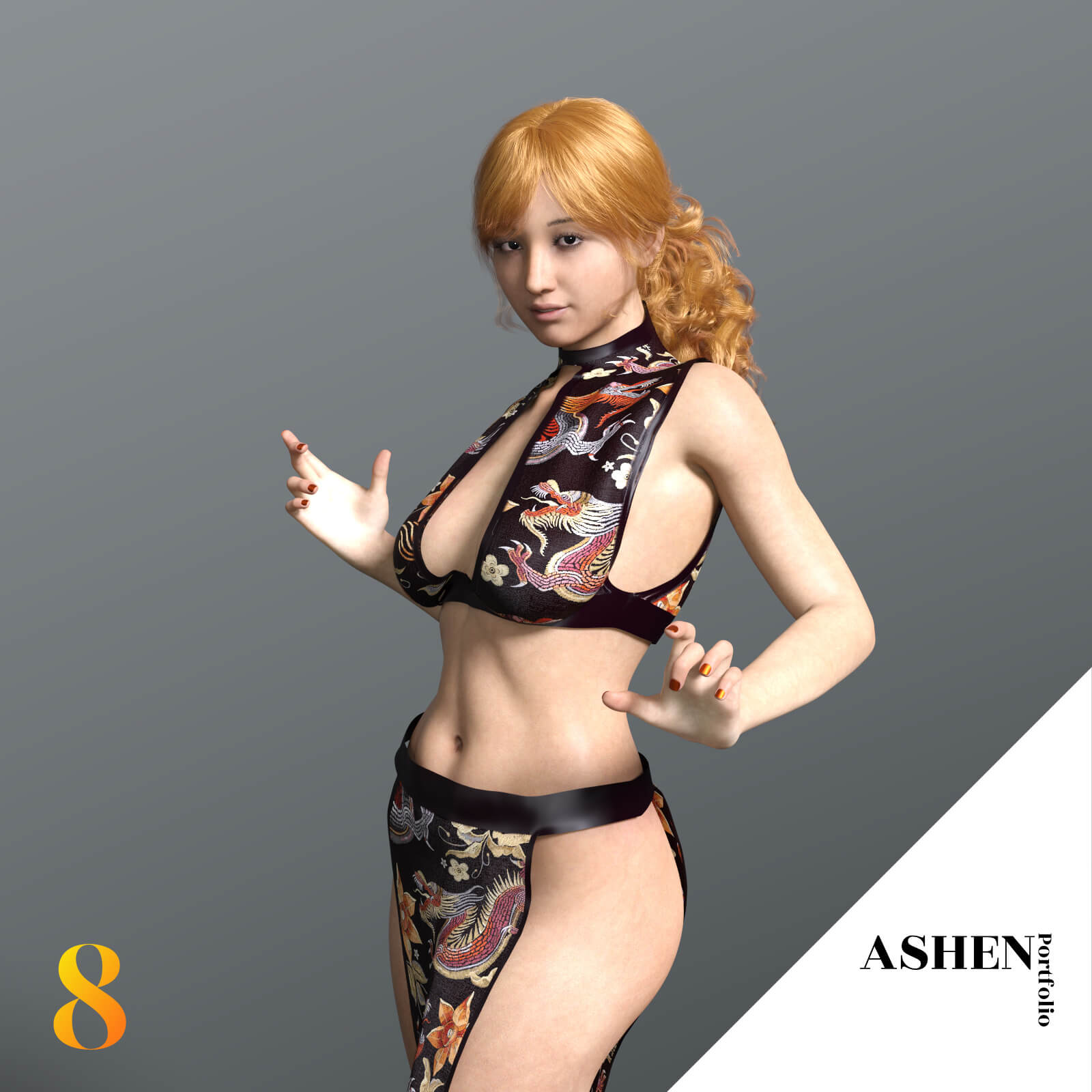 Kiichigo Kiiro Character Morph for G8F, 8.1F and G9 - Daz Content by AshenPortfolio