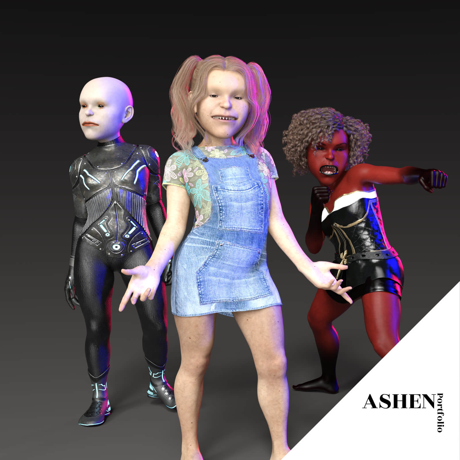 Little One Character Morph for G8F and 8.1F - Daz Content by AshenPortfolio