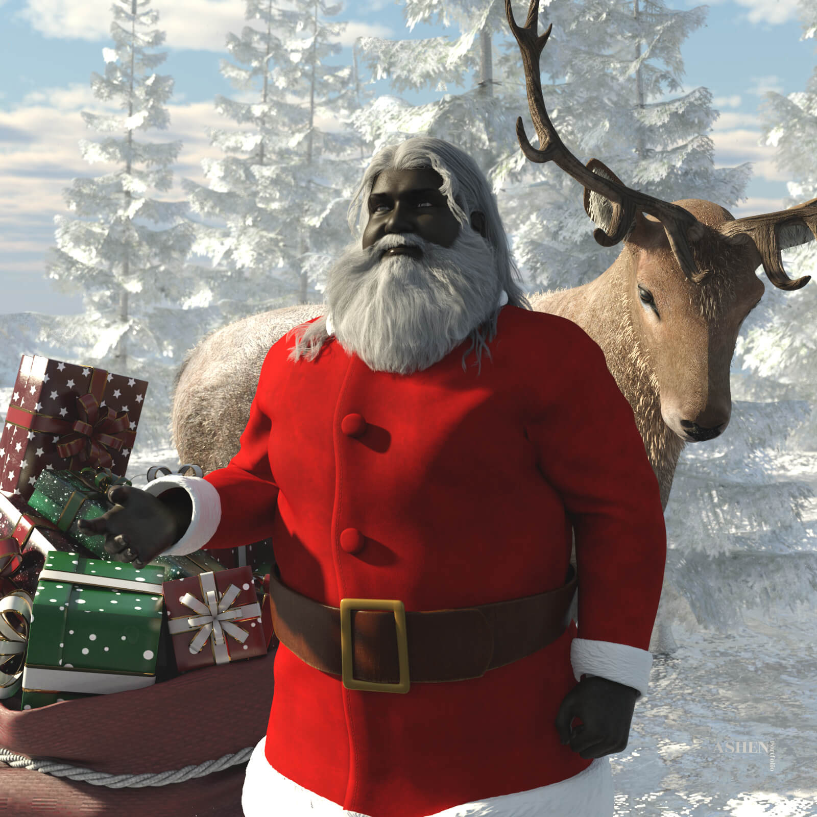 MR. Kringle Character Morph for Genesis 8 and 8.1 Male - Daz Content by ...